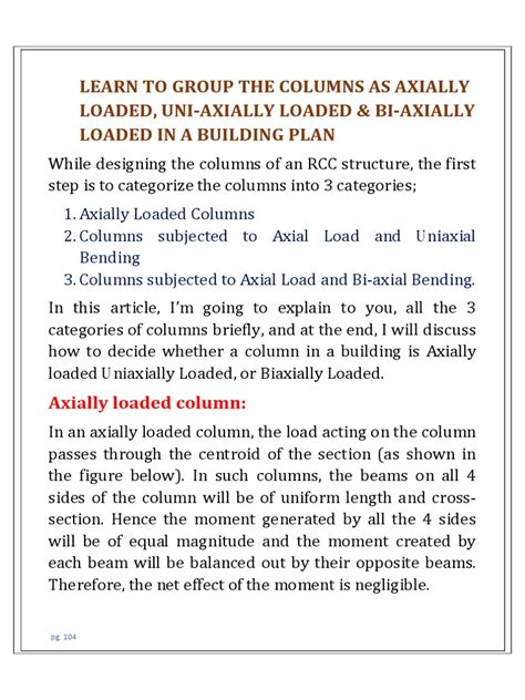Grouping Of Columns On The Basis Of Load Ddgdzs Pdf