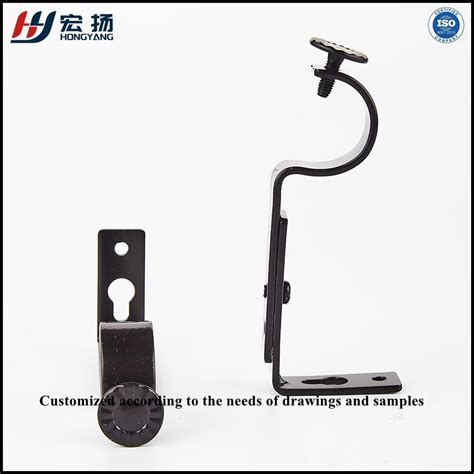 Curtain Rod Brackets Curtain Rod Holders Tap Right Into Window Frame