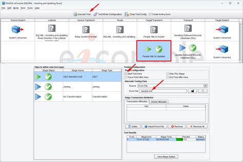 Sqlxml Update And Insert Example In Pilotfishs Eiconsole