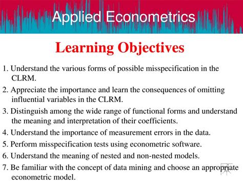 Ppt Applied Econometrics Second Edition Powerpoint Presentation Free
