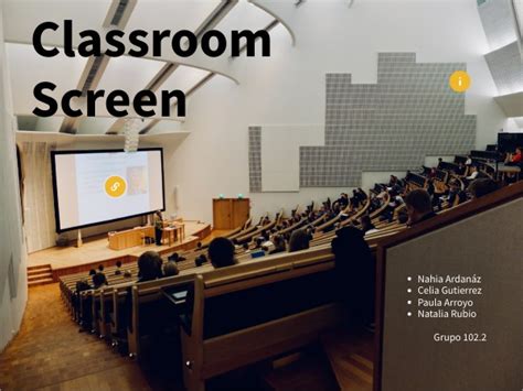 Classroom Screen Genially