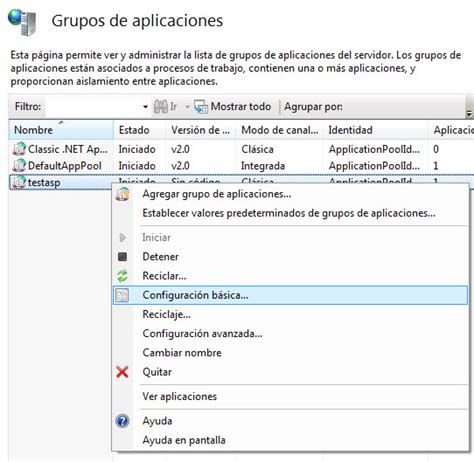 Ejecutar paginas ASP clásicas en IIS 7 IIS 7 5 y Windows 7