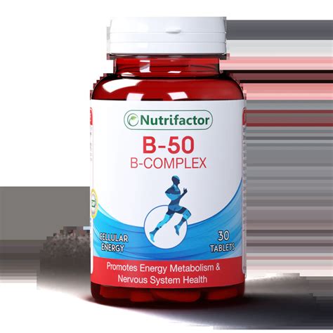 Nutrifactor B 50 B Complex Tablets Medico Pharmacy