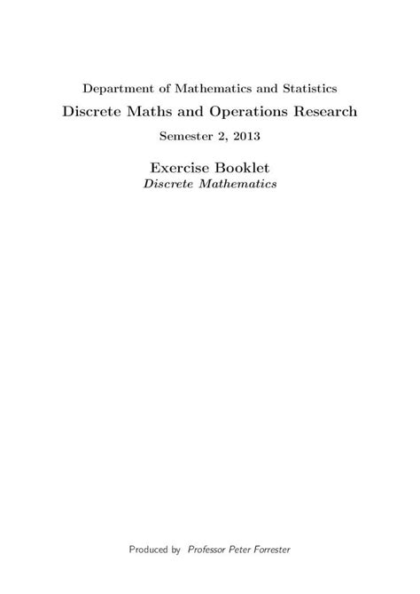 Pdf Discrete Mathematics Workbook Dokumentips