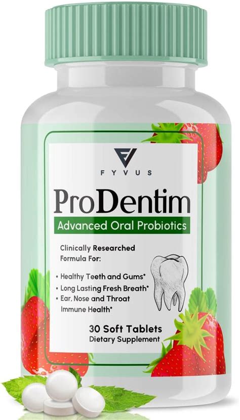 Prodentim Chewable Tablets For Gums And Teeth Oral Probiotics Mouth Ba