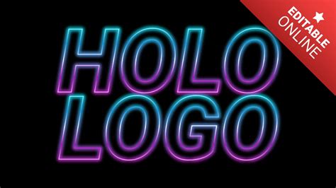 Blue And Pink Neon Effect Text Font Generator