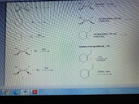 Solved HC HC H CEC H, H2O H CHCOOOH Br CHE CHS CH3 SH H3C H | Chegg.com