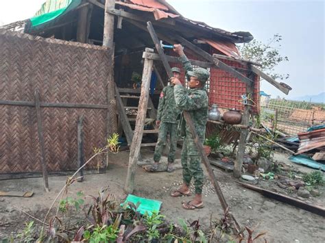 ၂၀၂၃ ခုနှစ်၊ မေလ ၁၄ ရက်နိ တိုက်ခတ်ခသော ဖျက်အား ပြင်း Mocha ဆိုင်ကလုန်းမုန်တိုင်းကြောင့်ပျက