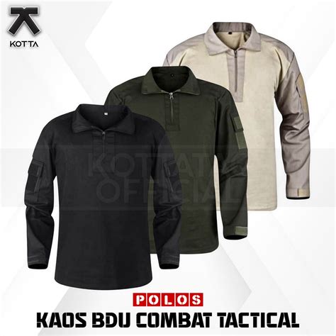 Jual Kaos Bdu Tactical Combat Kaos Bdu Katun Ripstop Kaos Tactical