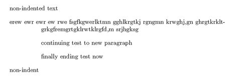 Spacing Indent Theorem Like Hangindent But For Multiple Paragraphs