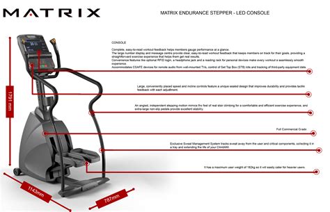 Matrix Endurance Stepper Led Console Commercial Fitness Equipment
