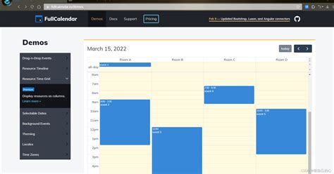 Fullcalendar的使用 Csdn博客