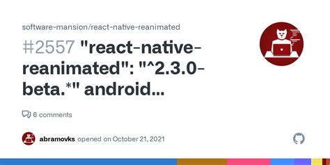 react native reanimated 2 3 0 beta android navigation goback