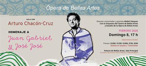 Gala Con Arturo Chacón Cruz Homenaje A Juan Gabriel Y José José