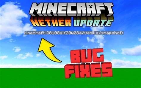 Bug Fixes Snapshot 20w08a Novapixel