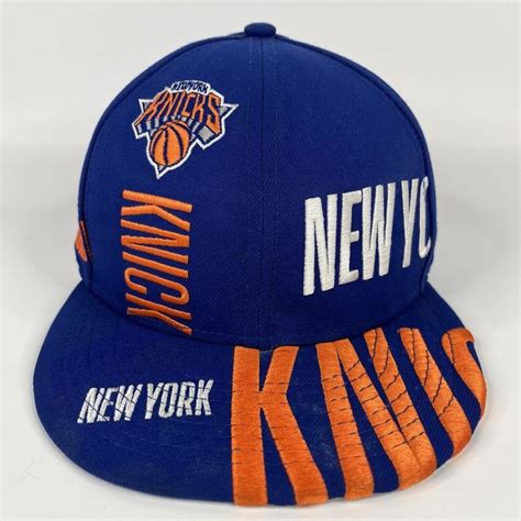 New York Knicks Hat Cap Blue Snapback New Era 9 Fifty Mens Ebay In