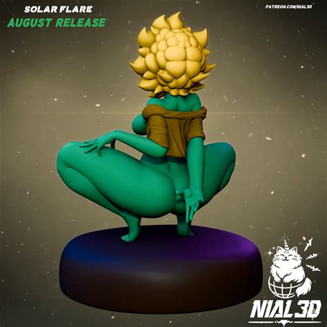 🫦 Sunflowersolar Flare Pvz Figure Nsfw Version・ 3d File For 3d
