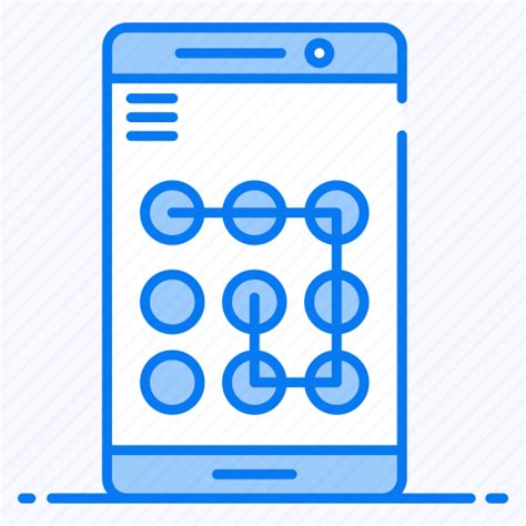 Mobile Pattern Mobile Protection Mobile Security Pattern Lock Phone Security Icon Download