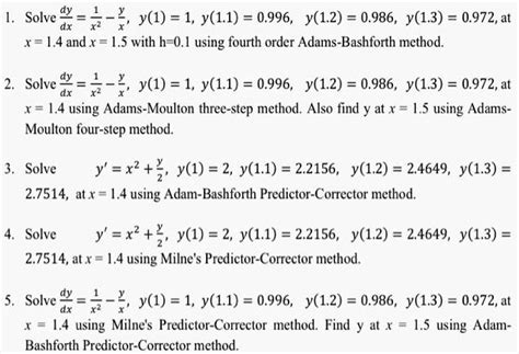 solved solve dy 4 y 1 1 9 l1 0 996 y 1 2 0 986 y 1 3 0