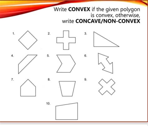Write CONVEX If The Given Polygon Is Convex StudyX