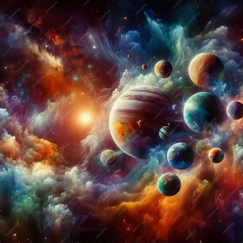 Premium Photo Planets Of The Solar System In The Universe