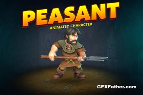 Unity Asset Peasant Animated Character V10 Gfxfather
