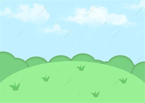 Meadow Trees Lawn Spring Background Grassland The Trees Lawn