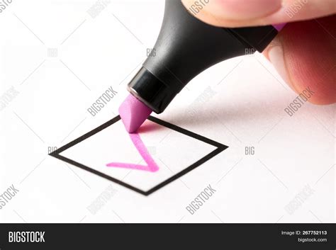 Writing Checkmark Image And Photo Free Trial Bigstock