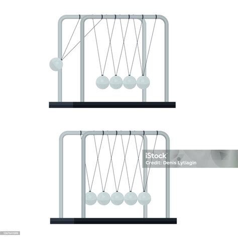 Pendulum Newton Neraca Ilustrasi Stok Unduh Gambar Sekarang Ayunan Newton Bandul Ilustrasi