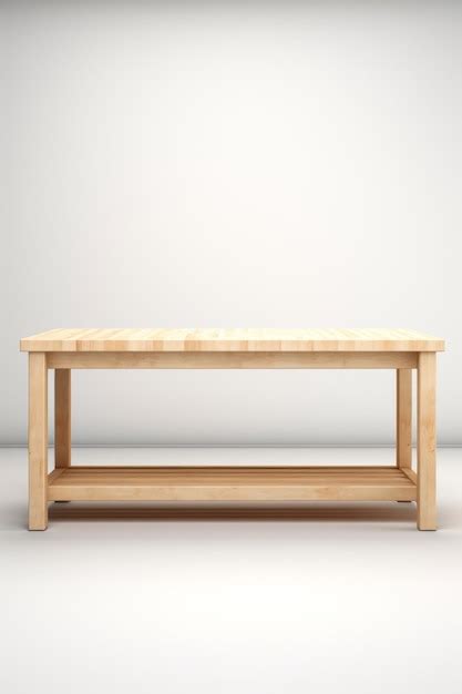 Premium Ai Image A Clean Basic Workbench For Product Mockup Ai