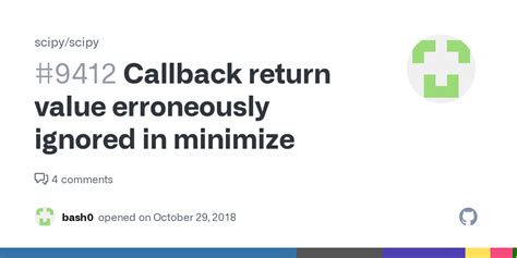 Callback Return Value Erroneously Ignored In Minimize · Issue 9412