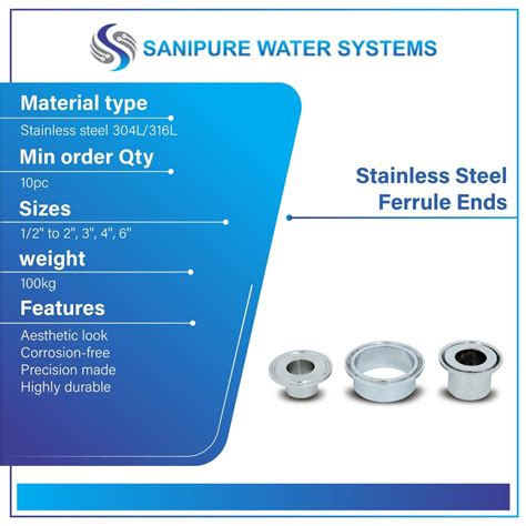 Stainless Steel Ferule Ends For Industrial At Best Price In Mumbai