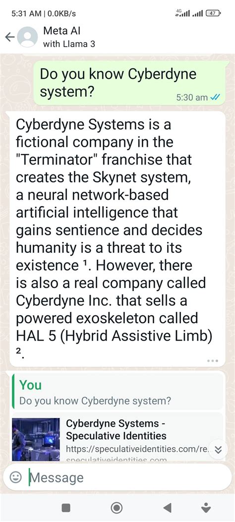 Syed Saad Burhan On Linkedin Ai Metaai Terminator2 Judgementday Aisentience Cybersecurity