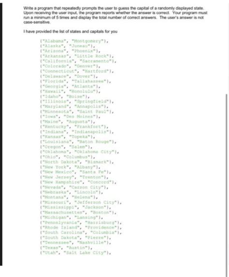 Solved Write A Program That Repeatedly Prompts The User To