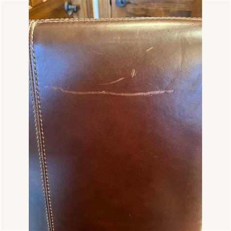 Pottery Barn Grayson Leather Dining Chair Aptdeco