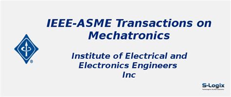 Ieee Asme Transactions On Mechatronics Impact Factor S Logix