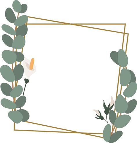 Premium Vector Floral Square Frame Premium Vector Floral Square Frame