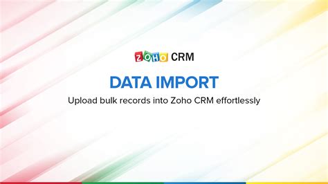 导入数据 在线帮助 Zoho Crm