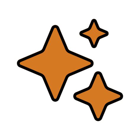 Sparkle Generic Outline Color Icon