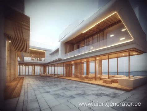 Innovative Architectural Project Modern Urban Oasis Design Ai Art Generator