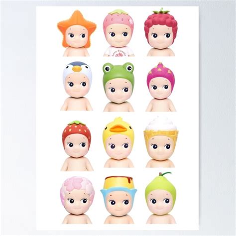 Kawaii Japanese Sonny Angels Series Poster For Sale By Harajukutrend