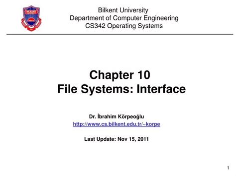 PPT Chapter File Systems Interface PowerPoint Presentation Free Download ID