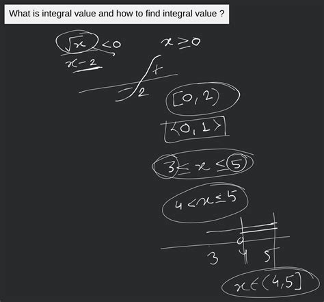 What Is Integral Value And How To Find Integral Value Filo