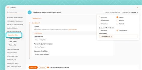 Zalmi Berger On Linkedin Project Automation In Zoho Projects