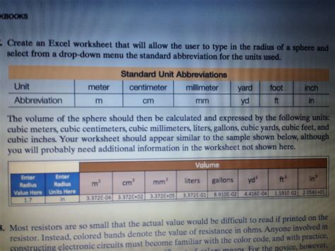 Solved Create An Excel Worksheet That Will Allow The User To