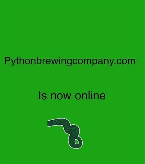 python brewing company