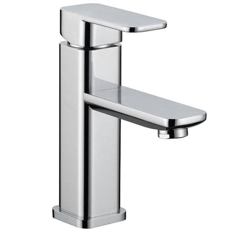 modern basin with press pop up drain chrome faucet