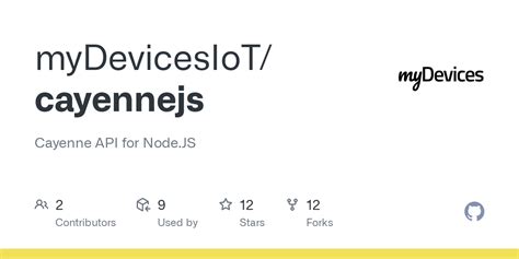 github mydevicesiot cayennejs cayenne api for node js