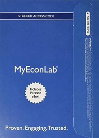 MyLab Economics With Pearson EText Access Card For Macroeconomics Principles Applications