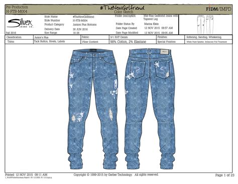 Denim Tech Pack 2015 On Behance